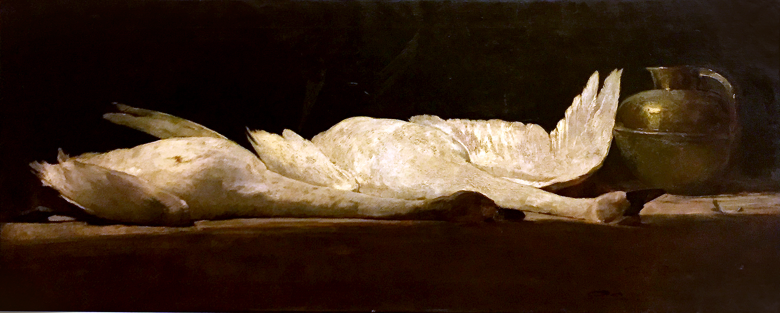 Emil Carlsen : Still-life with dual swans, 1886. – Emil Carlsen Archives