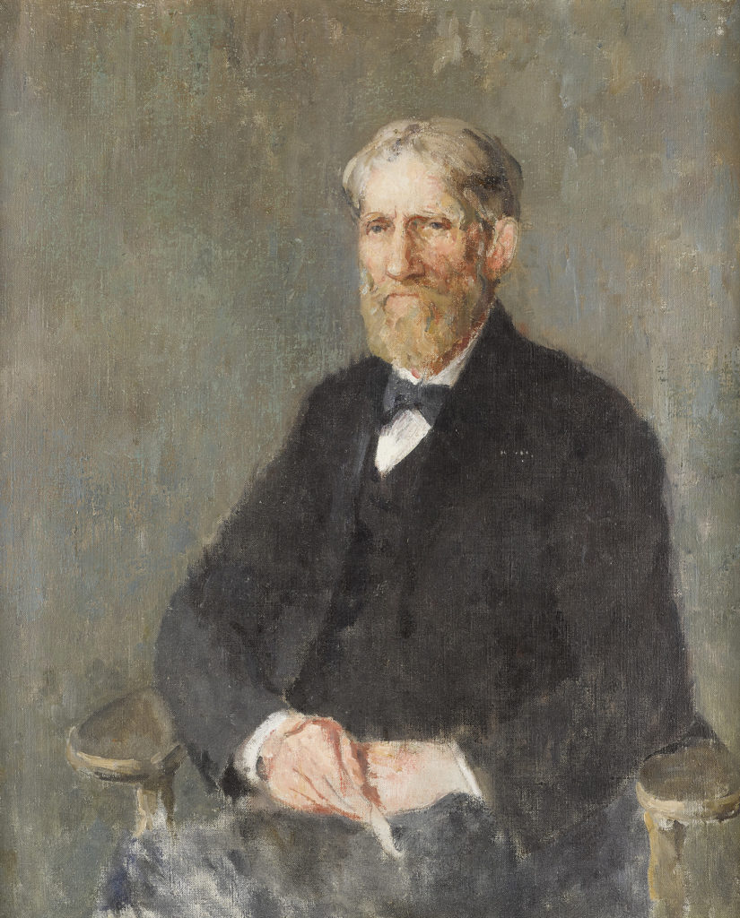 Emil Carlsen : Self-portrait [version 1], ca.1920. – Emil Carlsen Archives