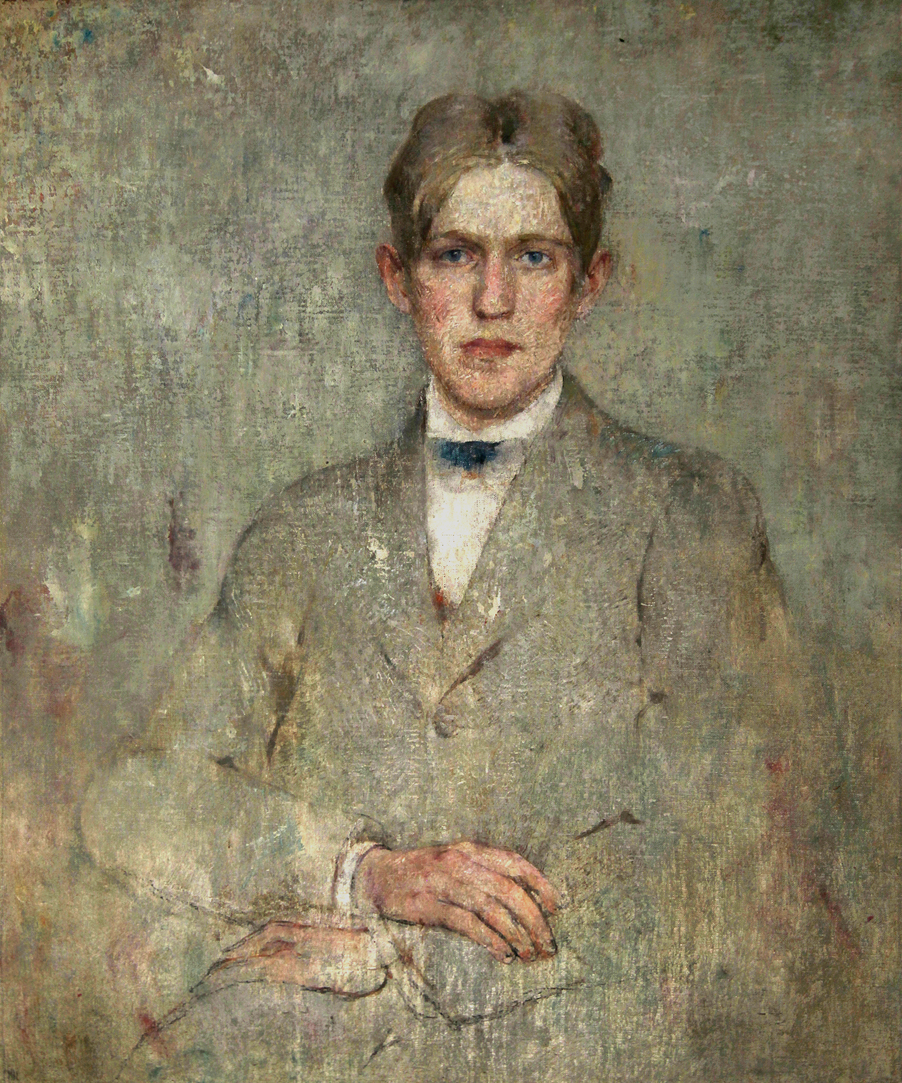 Emil Carlsen : Portrait of Dines, ca.1922. – Emil Carlsen Archives