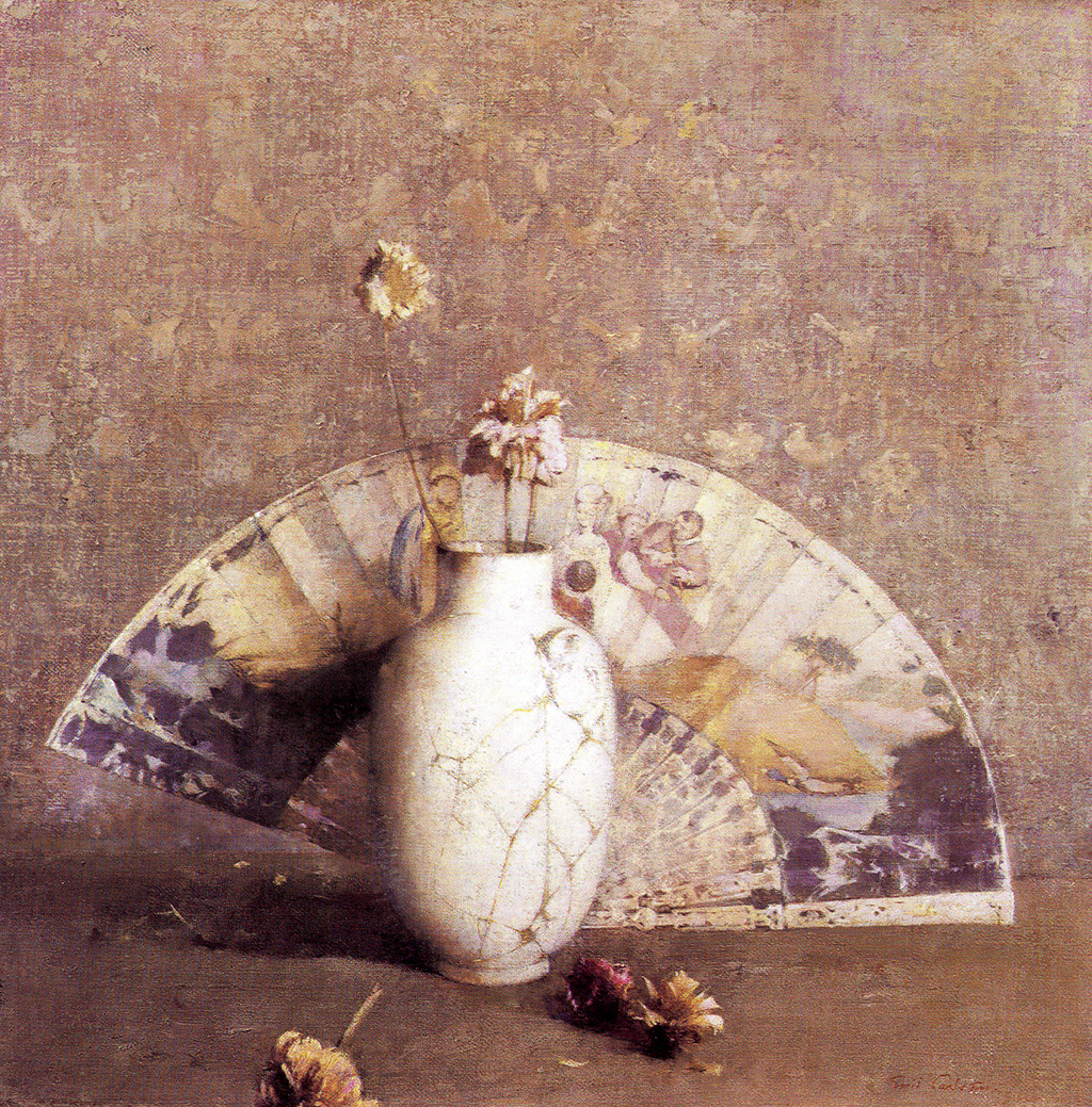 Emil Carlsen : The fan, ca.1915. – Emil Carlsen Archives
