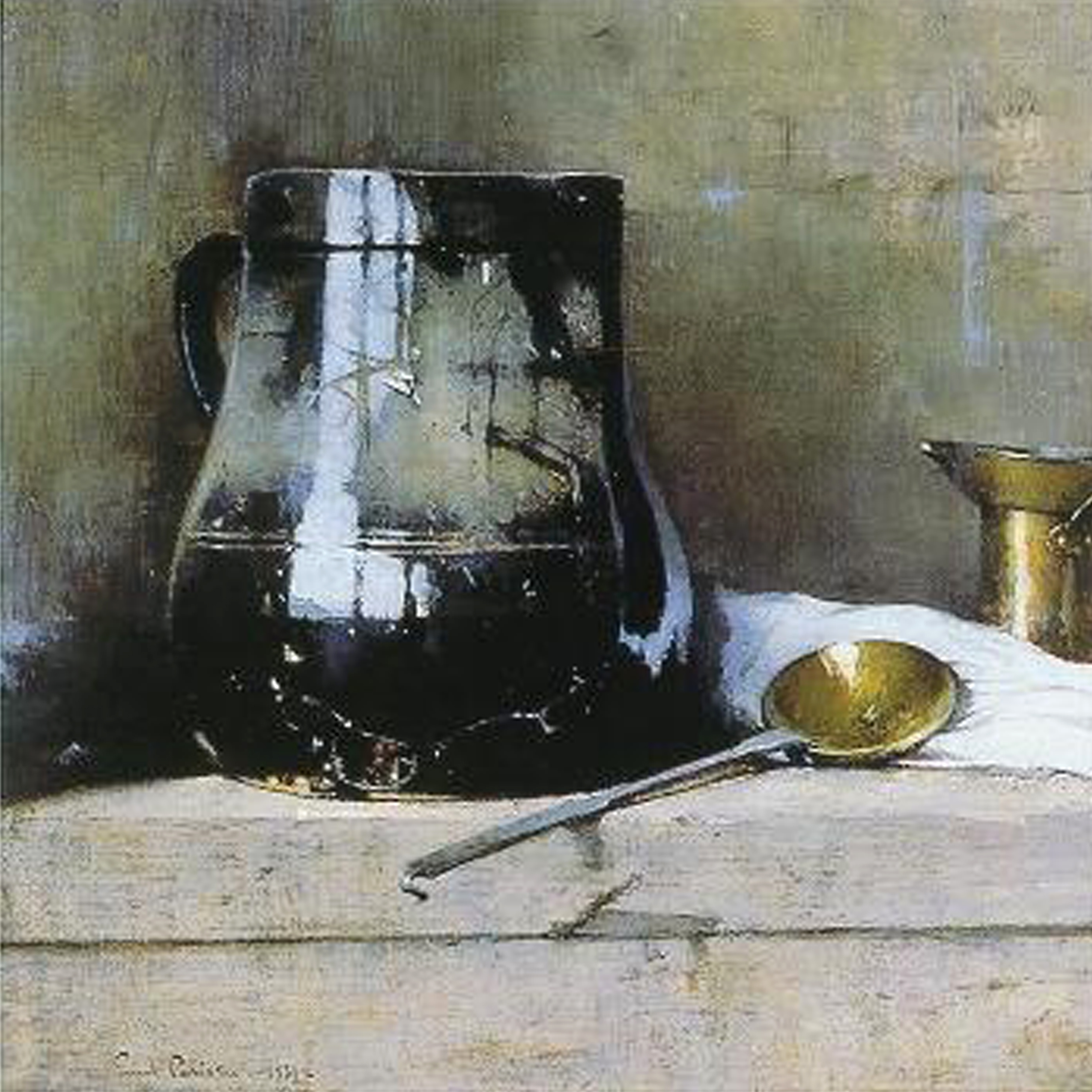 Emil Carlsen : Still life with black jug, 1931. – Emil Carlsen Archives