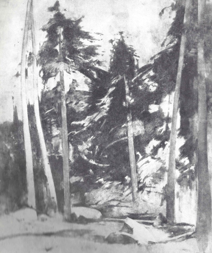 Emil Carlsen : Rocky clearing, ca.1931. – Emil Carlsen Archives