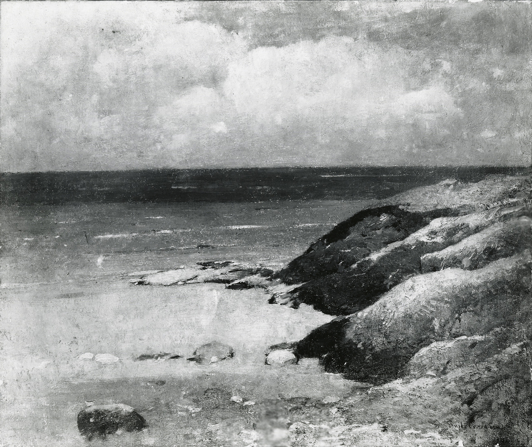 Emil Carlsen : On the beach, ca.1909. – Emil Carlsen Archives