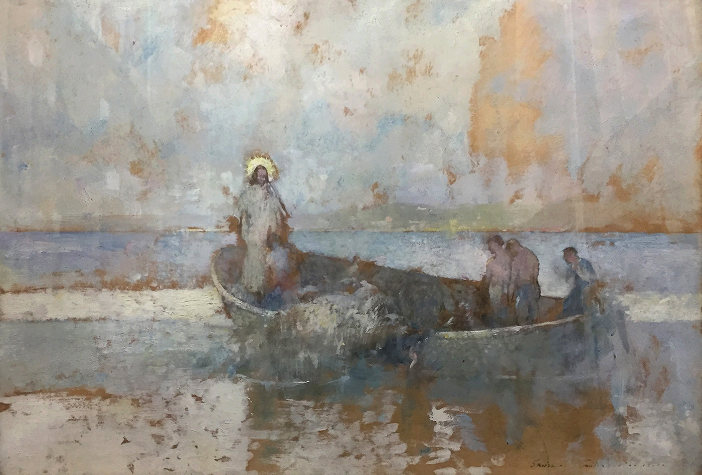 Emil Carlsen : Study for the miraculous drought, 1928. – Emil Carlsen ...